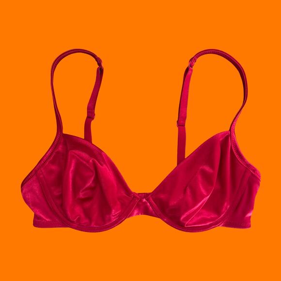 Victoria's Secret | Intimates & Sleepwear | 0s Vintage Red Satin ...